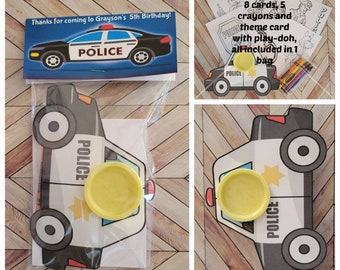 Police Favor, Police Car Favor, Emergency Services Favor, Police Party ...