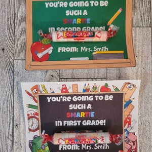 Back to School Smartie Favor Bags, Back to School Favors - Etsy