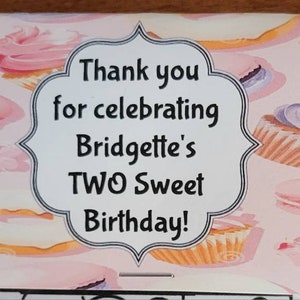 Two Sweet or Sweets Party Favors. 1 Bag (1 Child) Includes 8-4x6 Cards ...