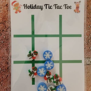 Christmas Tic Tac Toe Favors Kids Stocking Stuffer Non-candy - Etsy