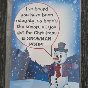 Snowman Poop Stocking Stuffer, Snowman Poop Christmas Stocking Stuffer ...