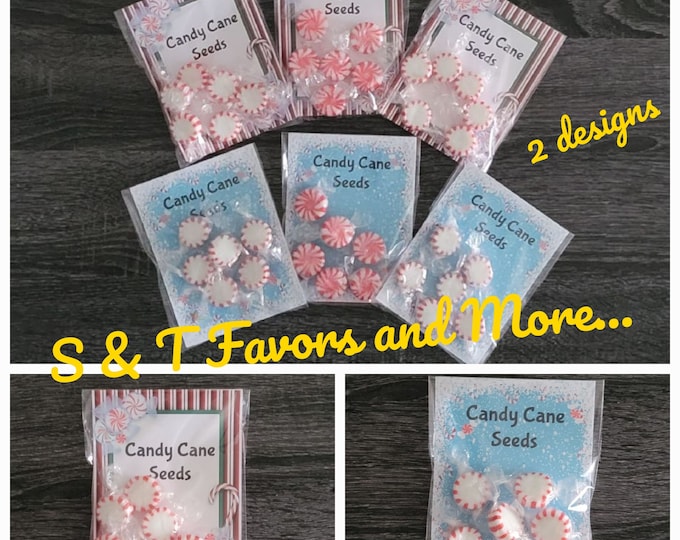 Candy Cane Seeds, Candy Cane Stocking Stuffer, Christmas Stocking ...