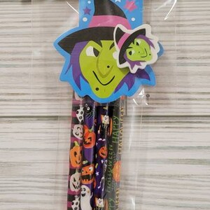 Kids Halloween Pencil Party Favors, Personalized Halloween Party Favors ...