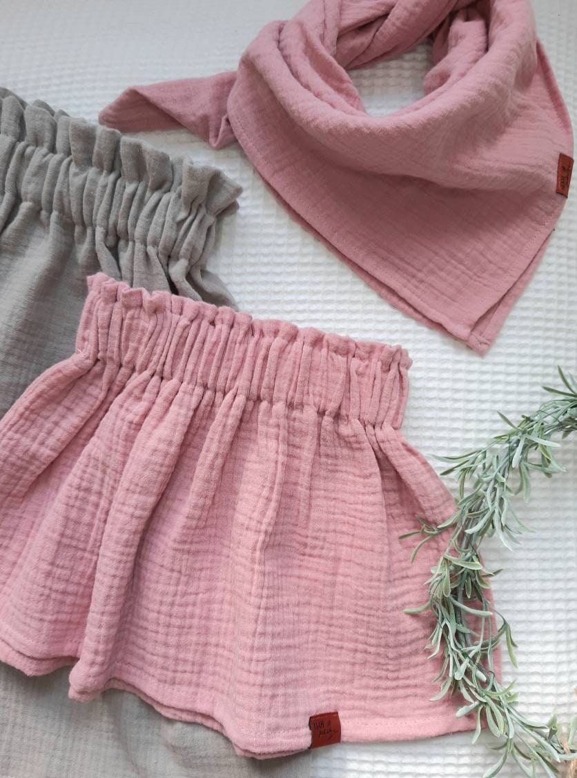 Muslin Skirt With Matching Muslin Cloth - Etsy