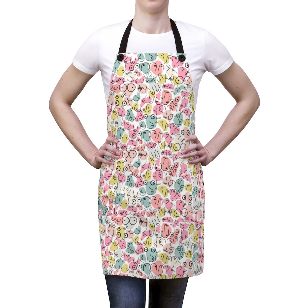 Aprons Boobs Pink Boob Apron Body Positivity T Body Love Boobies