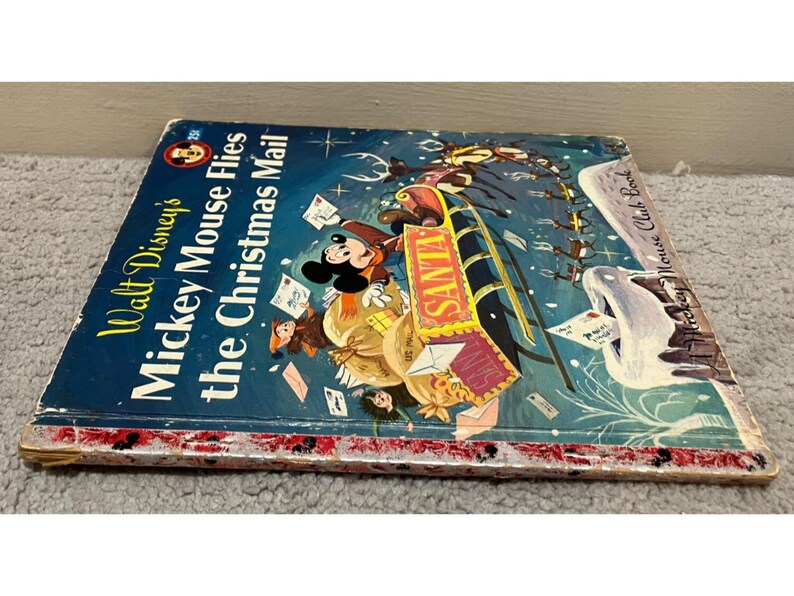 Walt Disney's Mickey Mouse Flies the Christmas Mail Book First Edition ...
