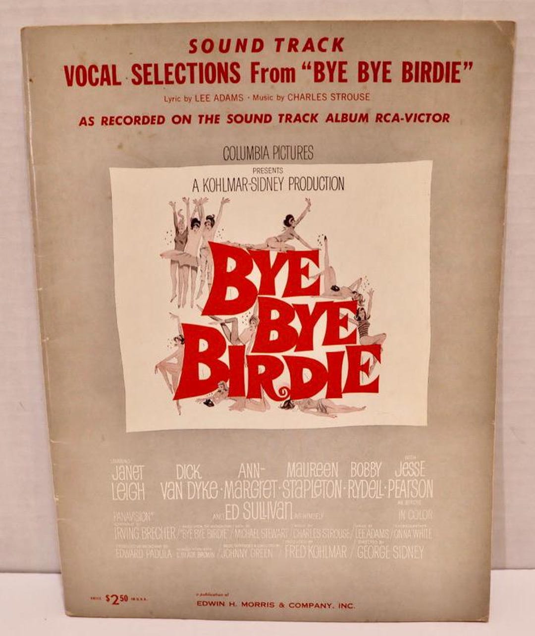 Bye Bye Birdie Sheet Music Song Book Broadway Vocal Selections Sound ...