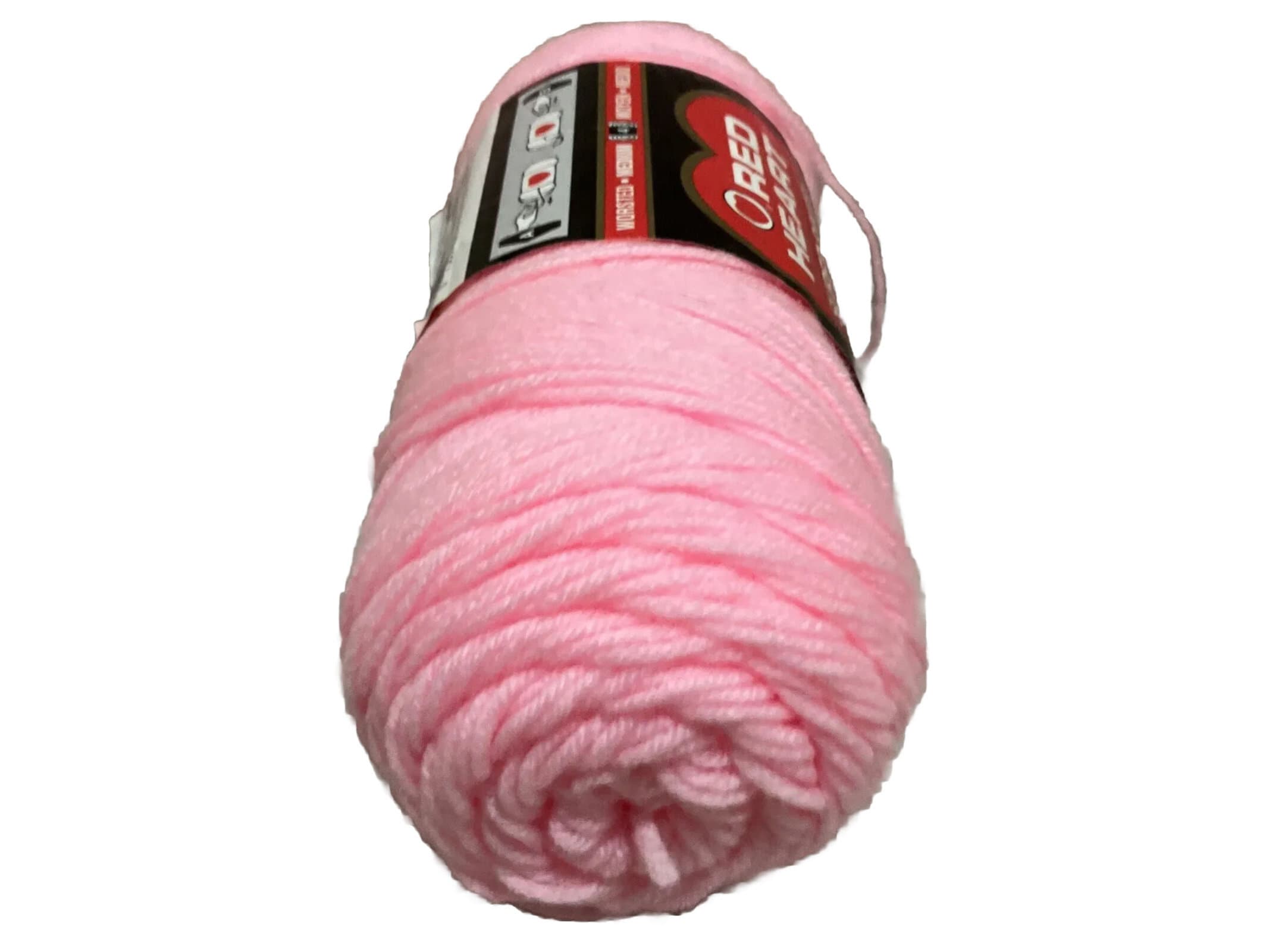 Red Heart Super Saver Yarn Petal Pink 7 Oz 364 Yds Worsted Medium 4 - Etsy