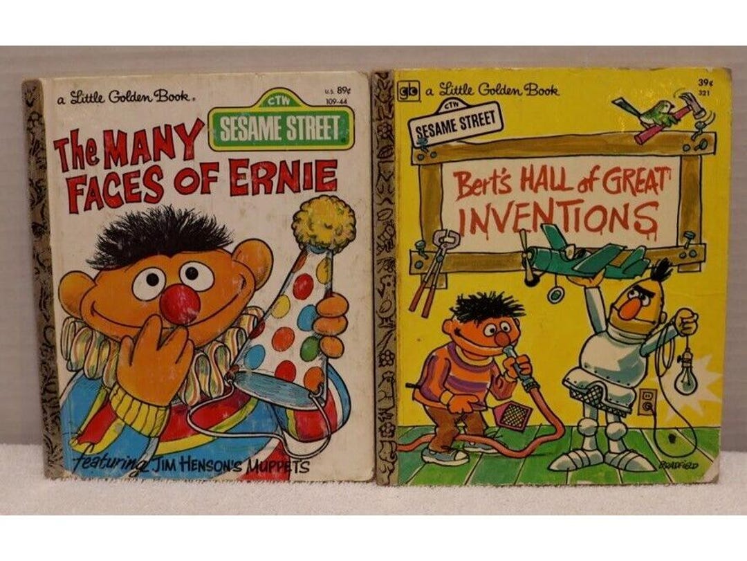 Little Golden Books Sesame Street Ernie and Bert Children's Hardback ...
