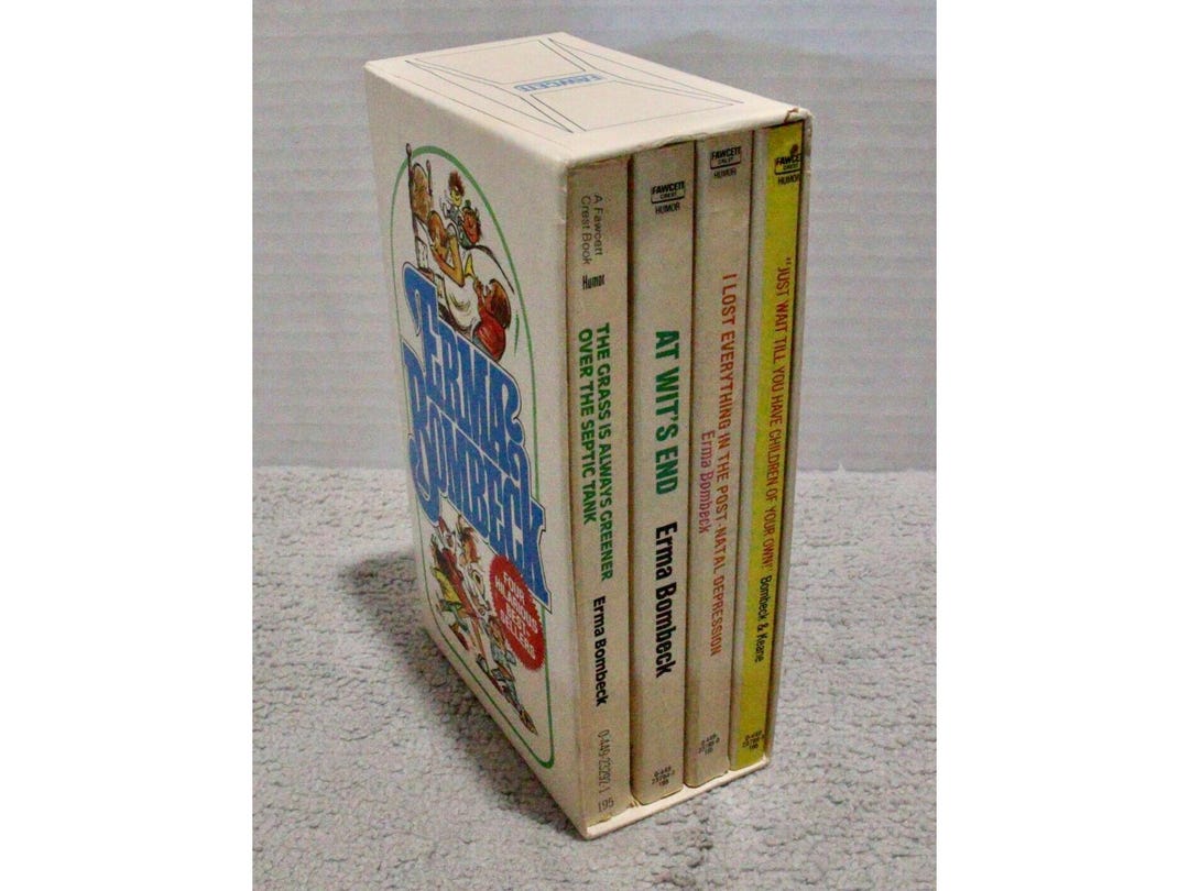 Erma Bombeck Boxed Book Set of Four Hilarious Bestsellers 1970s Comedy ...