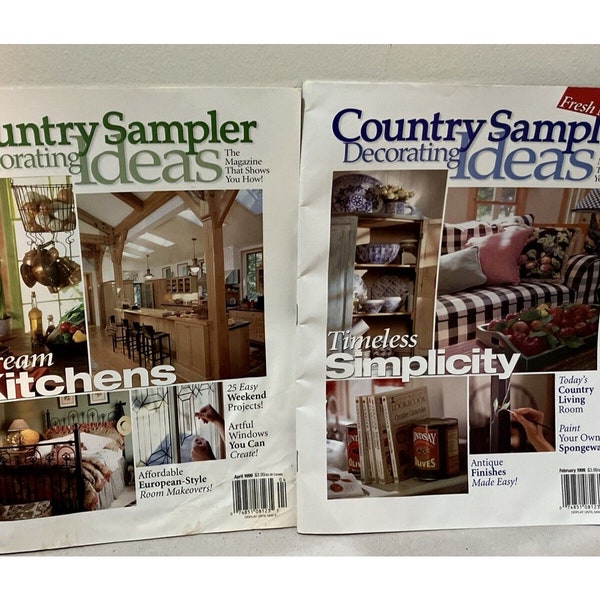 Country Sampler - Etsy