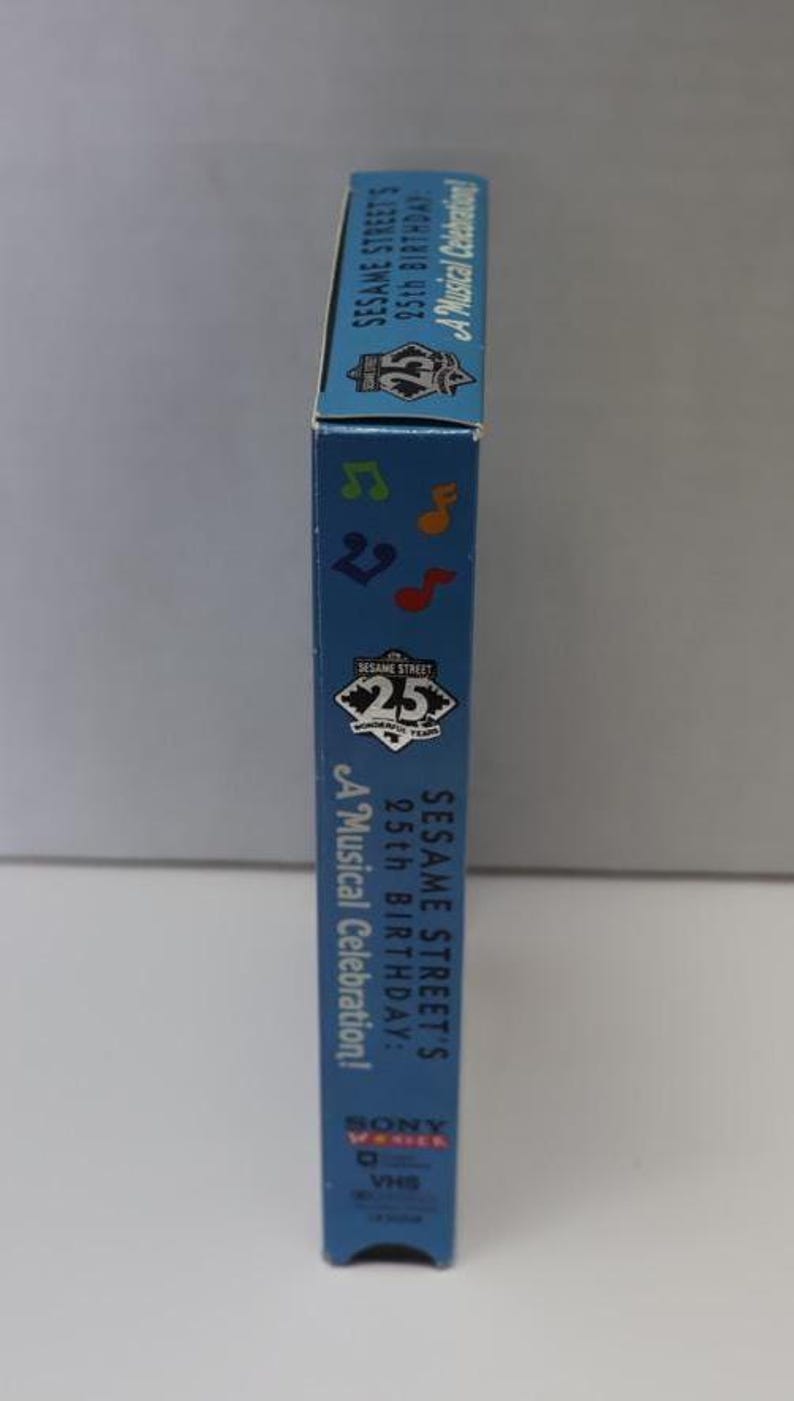 Sesame Street VHS 25th Birthday A Musical Celebration Collector's ...