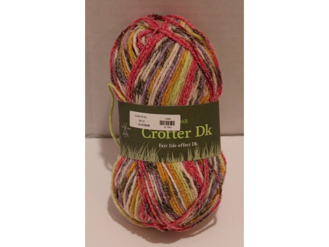 Sirdar Crofter Dk Yarn Fair Isle Effect Callie Skein Cotton Wool Blend ...