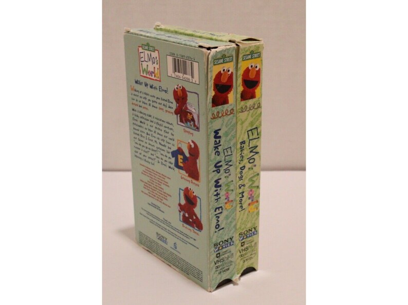 Elmo's World VHS Lot of 2: Sesame Street Videos - Etsy