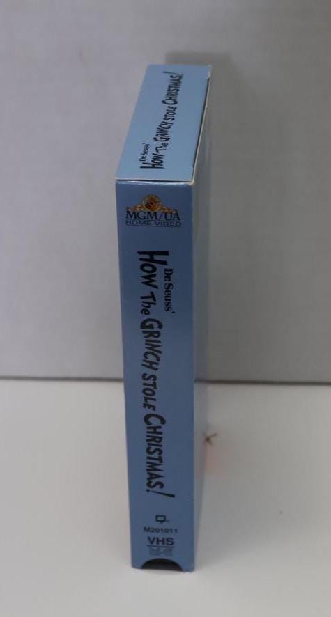 Dr. Seuss How the Grinch Stole Christmas VHS 1966 Narrated by Boris Karloff MGM - Etsy