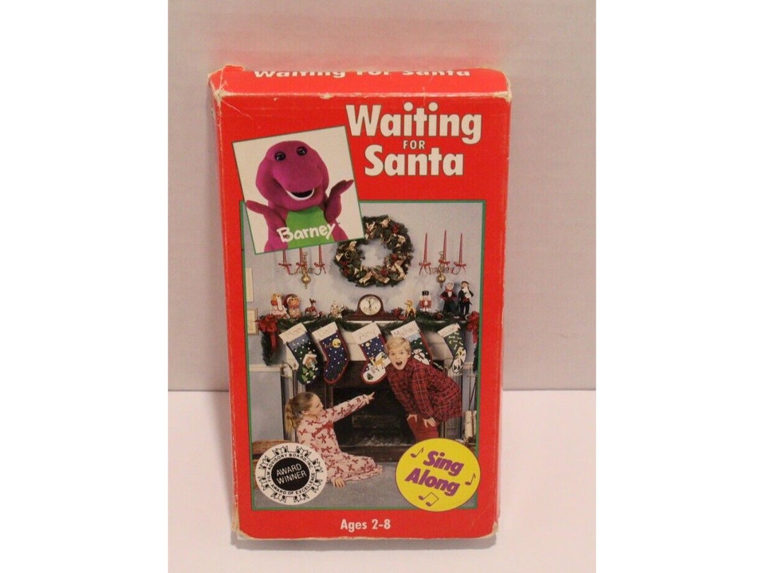 Barney Sing Along VHS Waiting For Santa, lauréat du prix 1992 Lyons ...