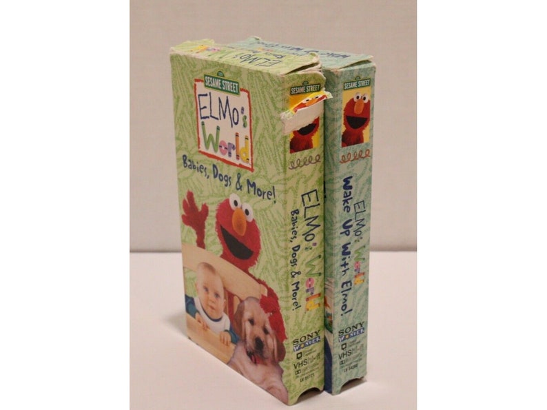 Elmo's World VHS Lot of 2: Sesame Street Videos - Etsy