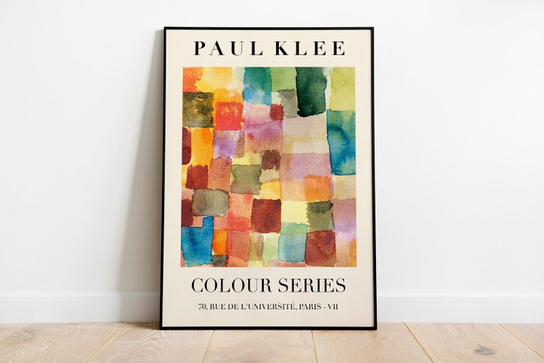 Paul Klee Colour Series Exhibition Print | HIGH QUALITY PRINT | Digital ...