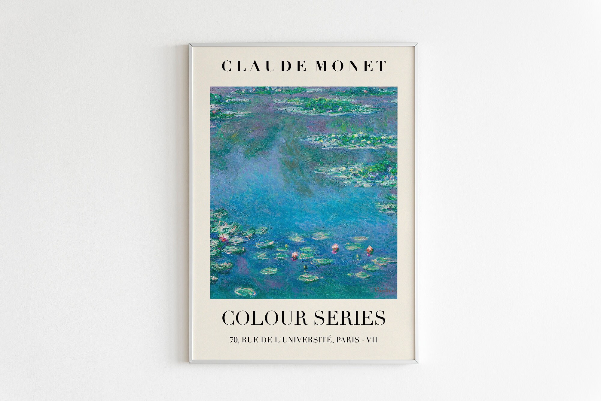 Claude Monet Colour Series Exhibition Print | HIGH QUALITY PRINT ...