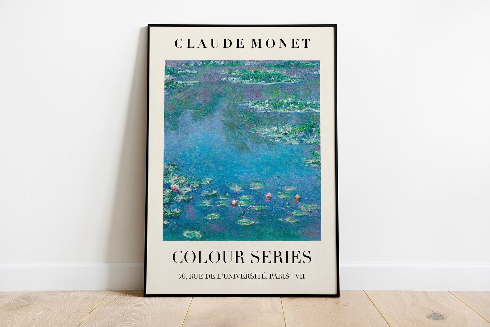 Claude Monet Colour Series Exhibition Print | HIGH QUALITY PRINT ...