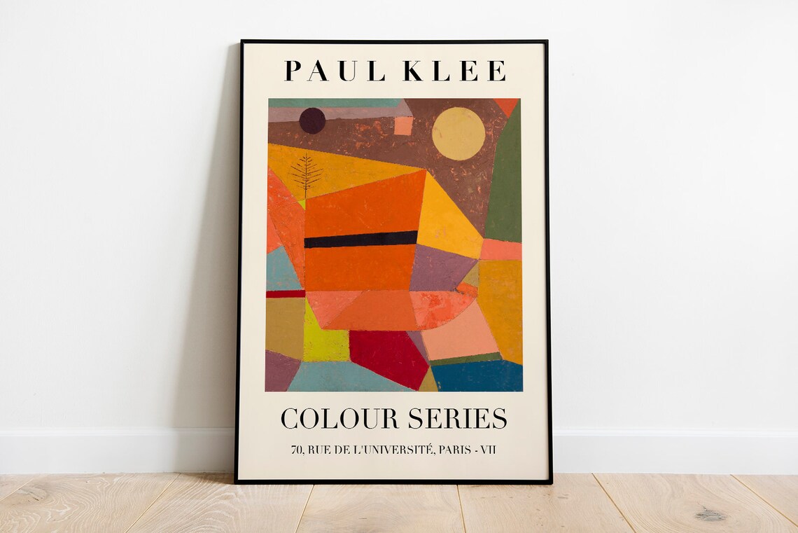 Paul Klee Colour Series Exhibition Print HIGH QUALITY PRINT - Etsy