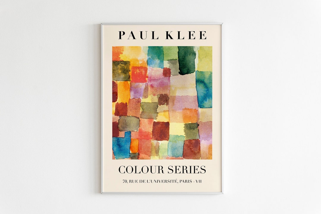 Paul Klee Colour Series Exhibition Print | HIGH QUALITY PRINT | Digital ...