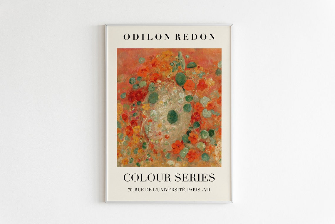 Odilon Redon Colour Series Exhibition Print | HIGH QUALITY PRINT ...