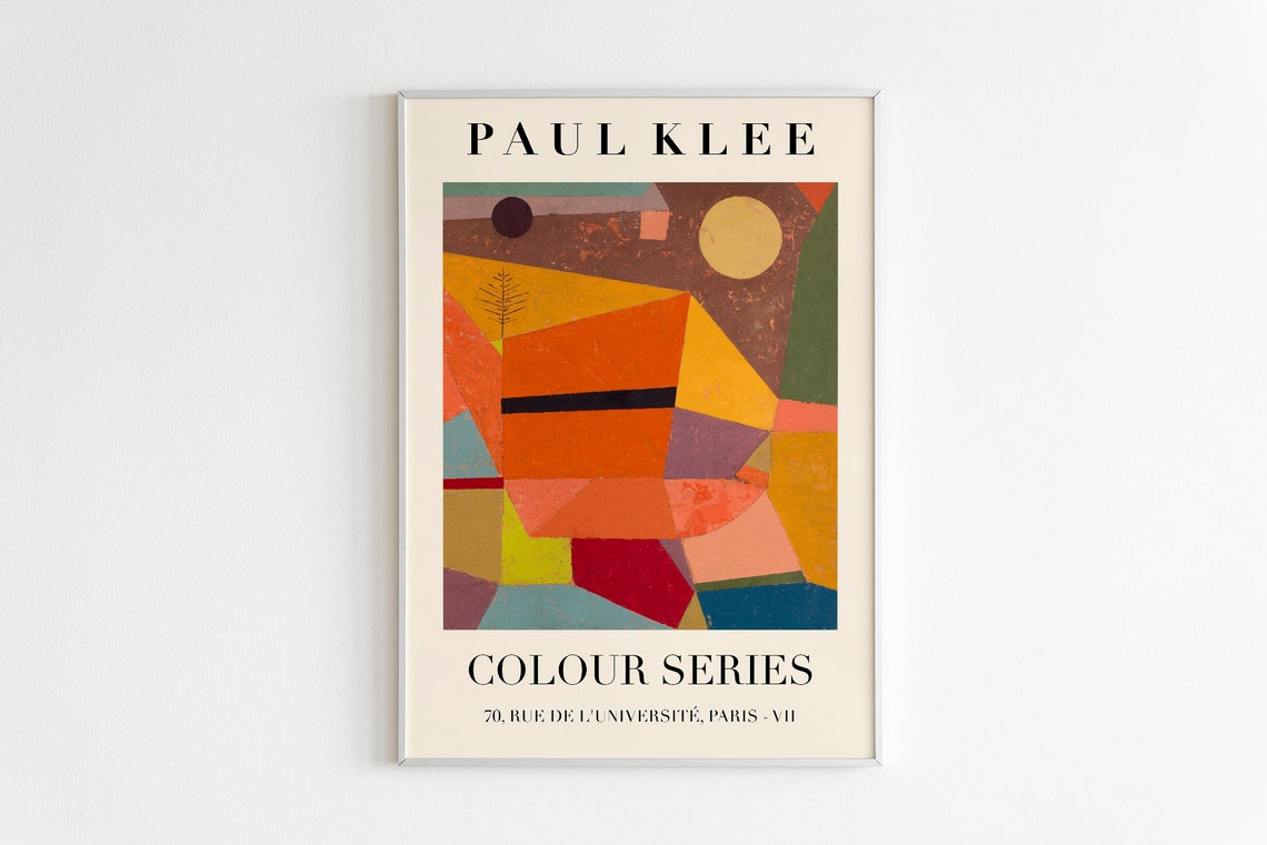 Paul Klee Colour Series Exhibition Print HIGH QUALITY PRINT - Etsy