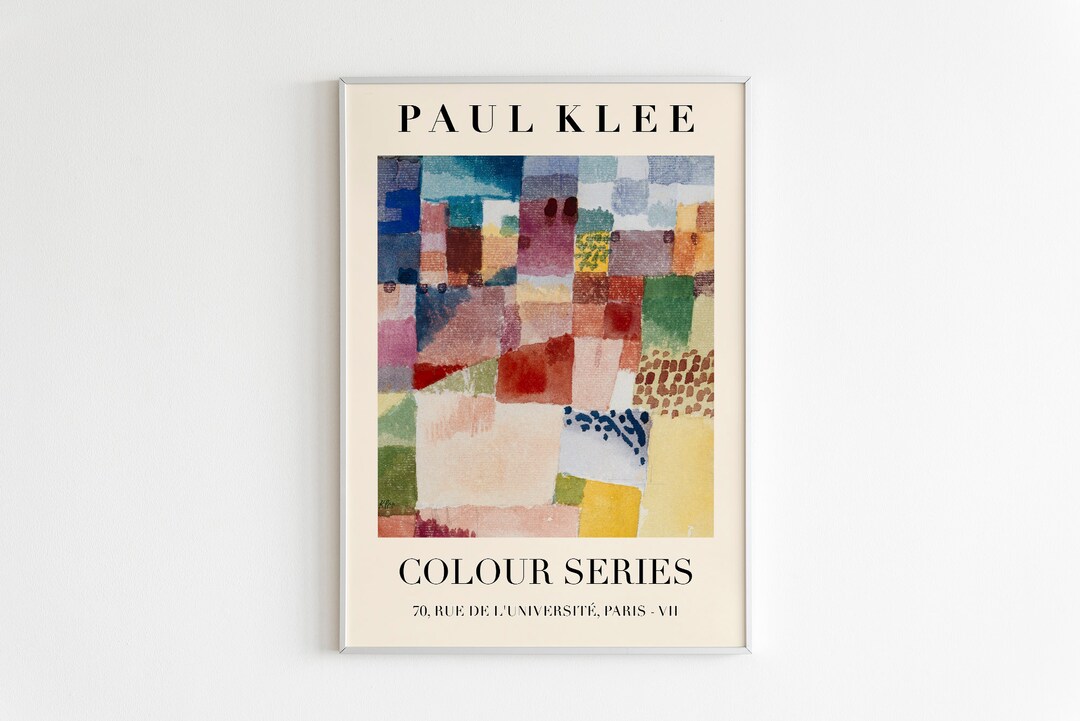 Paul Klee Colour Series Exhibition Print | HIGH QUALITY PRINT | Digital ...