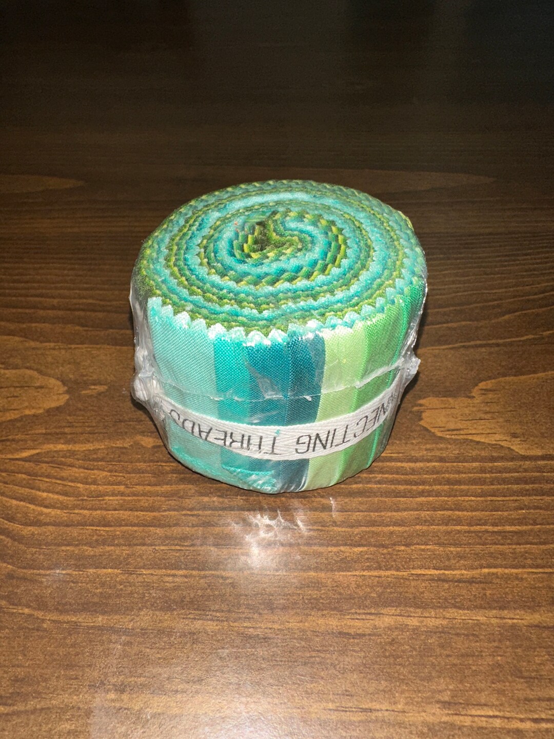 Color Wheel Solids Junior Jelly Roll by Connecting Threads - Greens and ...