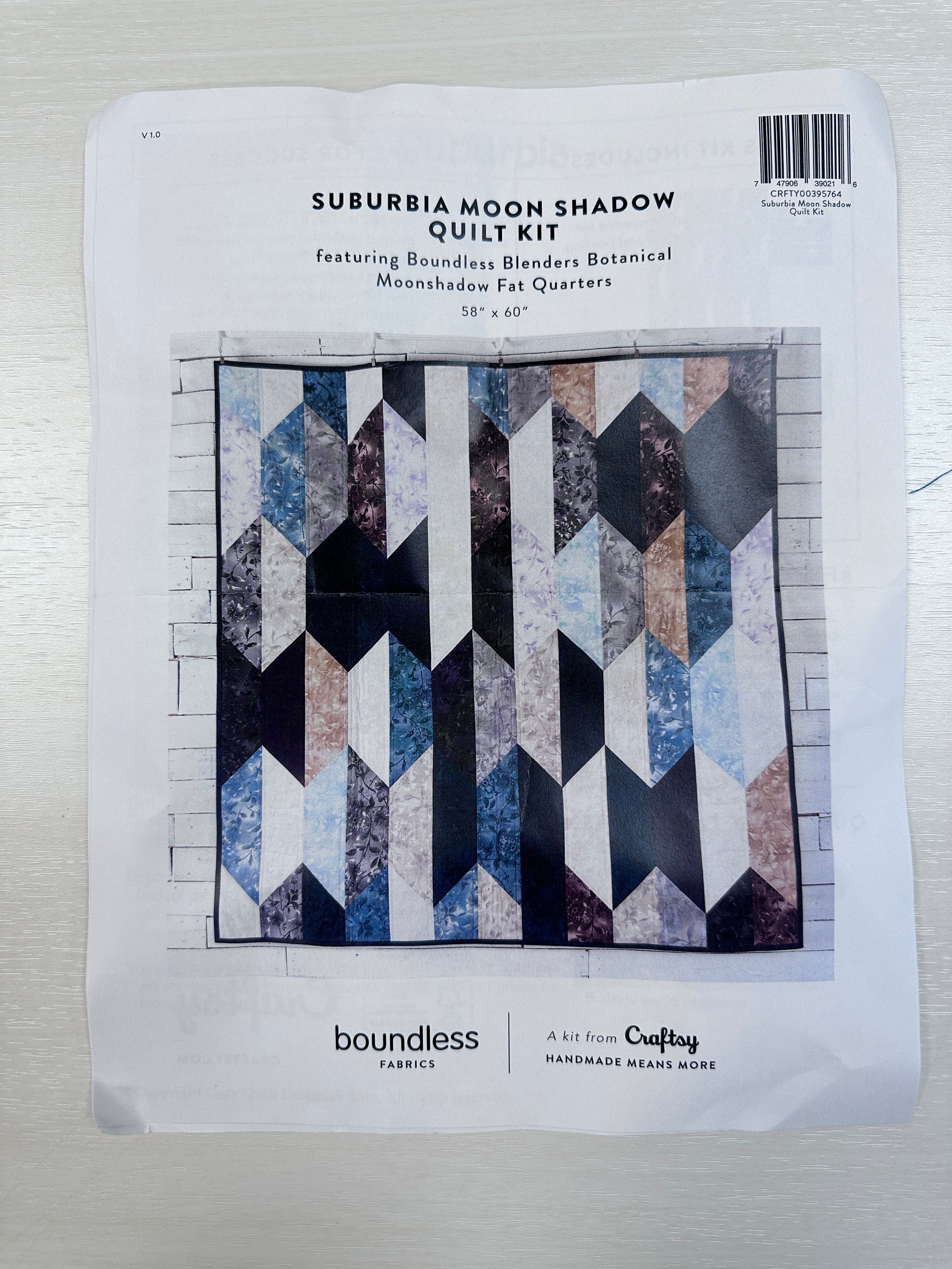 Suburbia Moon Shadow Quilt Kit - Etsy