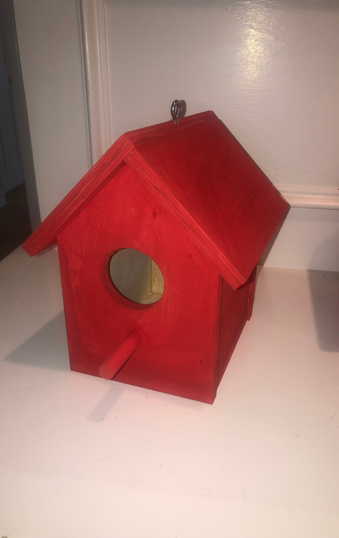 Red Birdhouse - Etsy