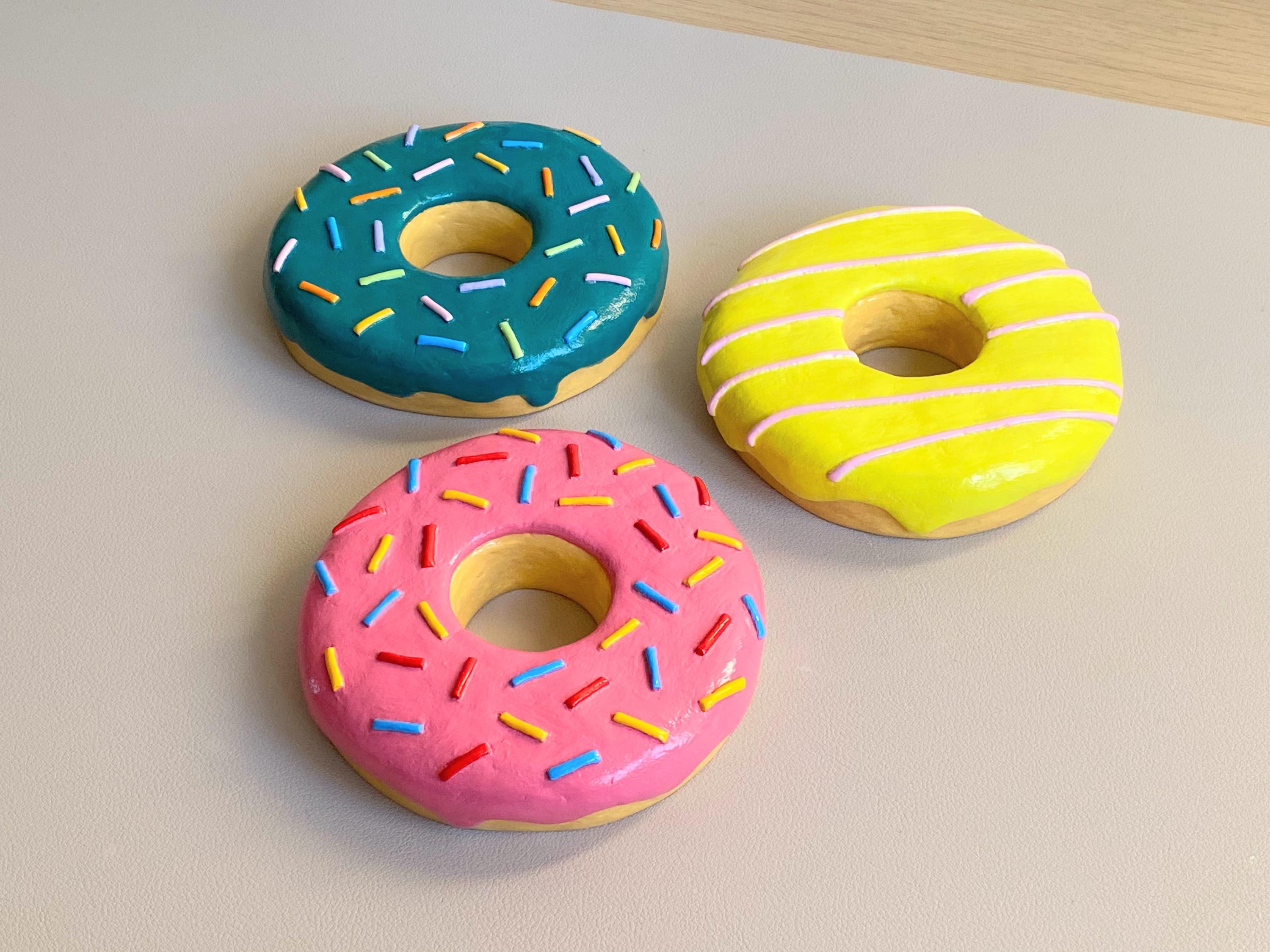 Donuts Clay Decor (customisable) | Food | Air-dry - Etsy