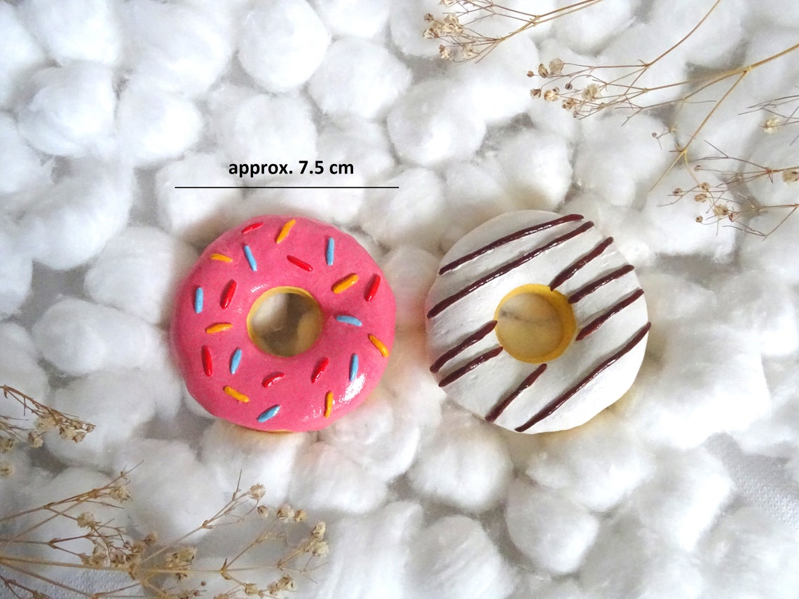 Donuts Clay Decor customizable Food - Etsy