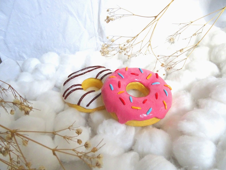 Donuts Clay Decor customizable Food - Etsy