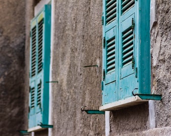 Turquoise Shutters - Etsy