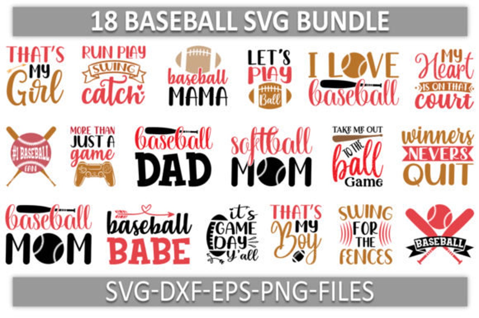 Baseball Bundle Svg Baseball Svg Baseball Quotes Svg Svg | Etsy