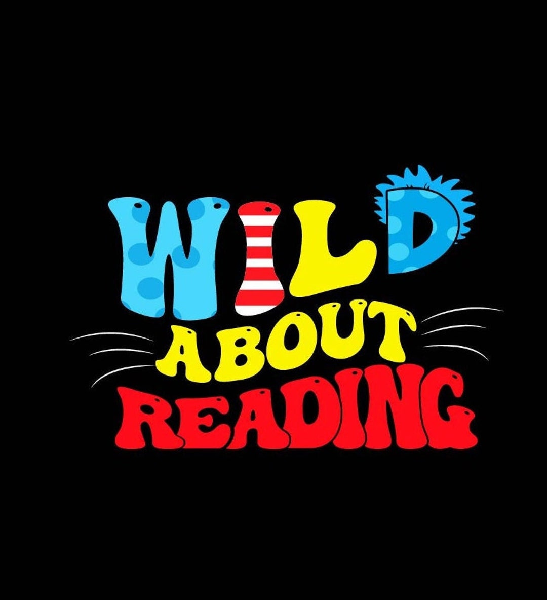 Wild About Reading Read Across America SVG - Etsy