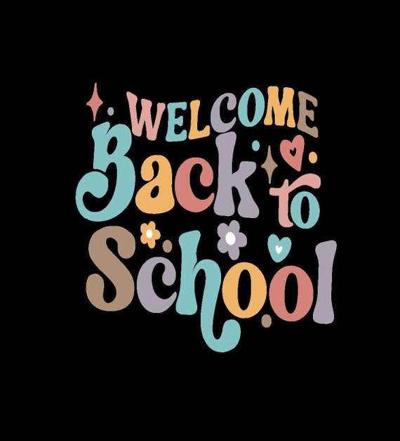 Welcome Back to School Svg School PNG Retro Back to School - Etsy