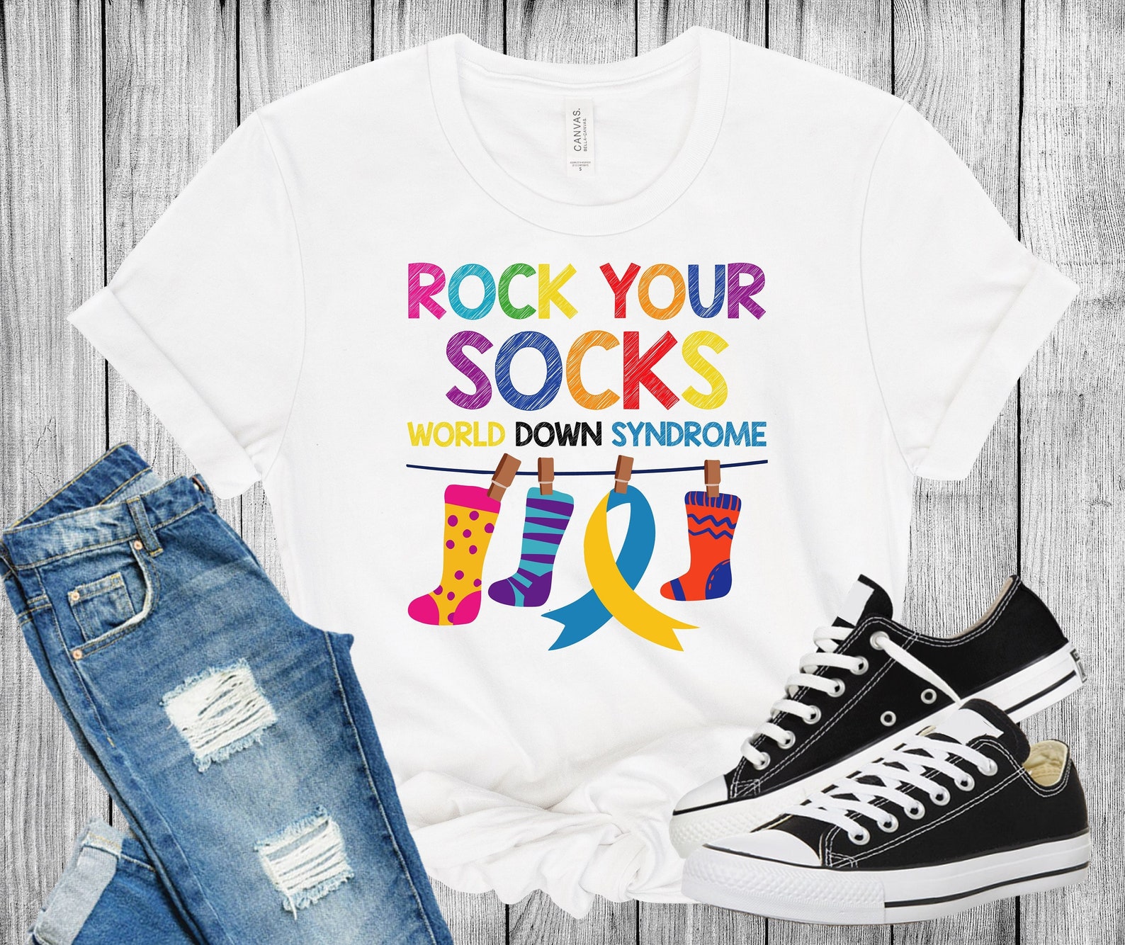 Rock Your Socks Down Syndrome Svg, Down Syndrome Awareness, Down ...
