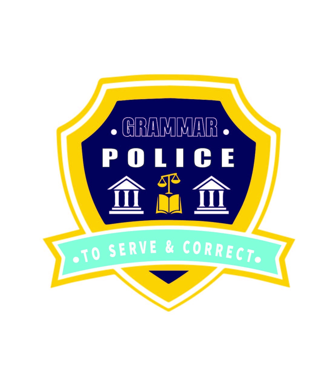 Grammar Police Badge