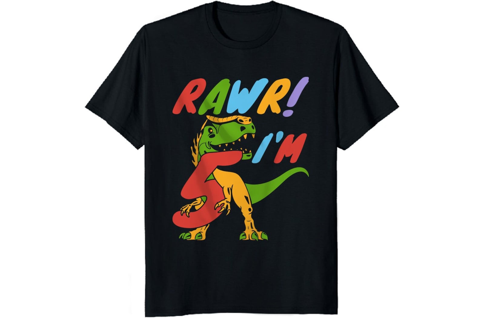 Rawr I'm 5 SVG Birthday Boy Printable Cut File - Etsy