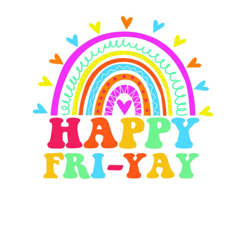 Happy Fri-yay Svg, Funny Friday Weekend Svg, Gifts for Teacher Svg ...