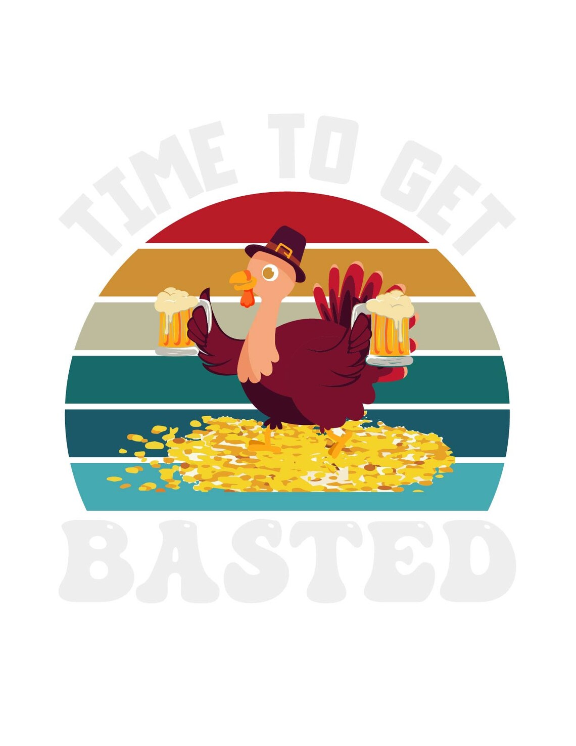 Time to Get Basted PNG SVG Thanksgiving Cricut File Svg , Let's Get ...