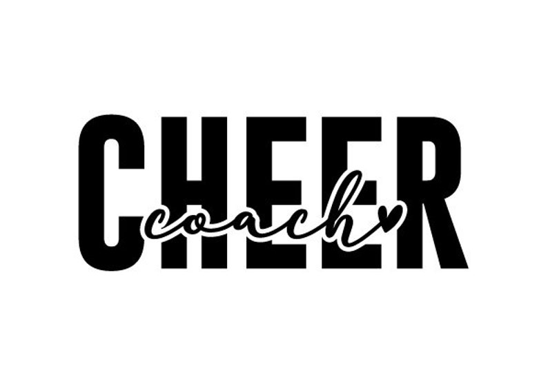 Cheer Coach SVG Cheerleader Coach SVG Cheerleader Svg Cheer - Etsy India