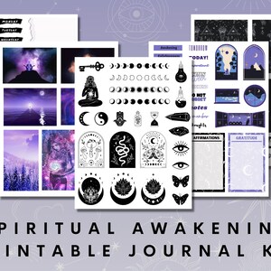 Spiritual Awakening Journal Kit Printable Spiritual Mystic | Etsy