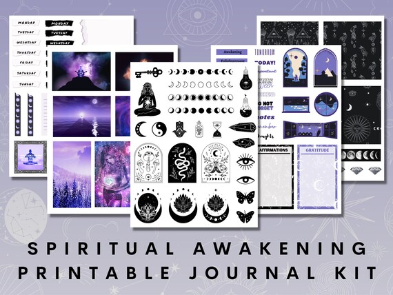 Spiritual Awakening Journal Kit Printable Spiritual Mystic | Etsy