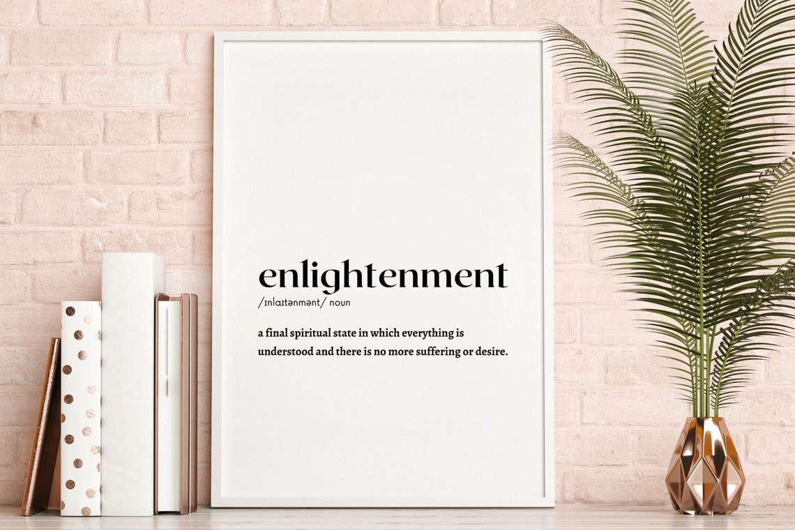 Spiritual Enlightenment Definition Print Printable Spirituality ...