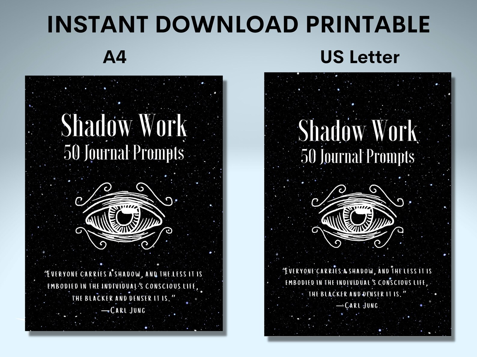 Shadow Work Journal Printable 50 Shadow Work Journal Prompts - Etsy