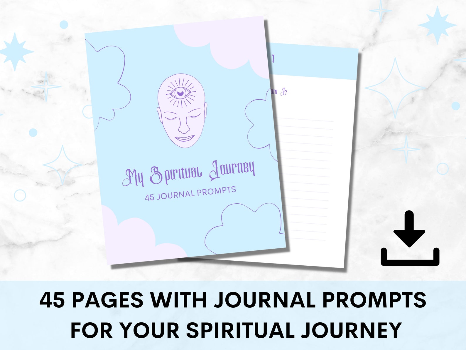 Spiritual Journal Prompts Printable 45 Spiritual Journey | Etsy